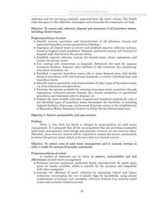 Solid waste management in pakistan | PDF