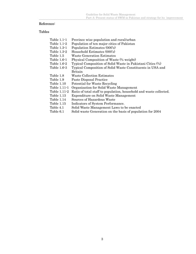 Solid waste management in pakistan | PDF