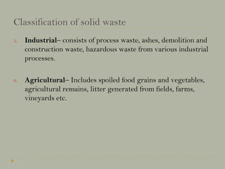 Introduction of Solid waste management | PPT