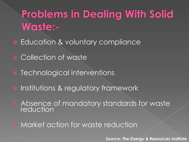 Solid waste management model | PPTX | Environmental Services Industry ...