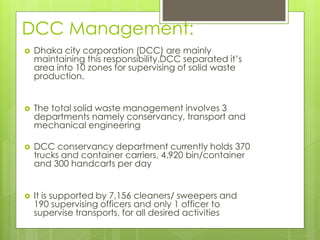 Solid Waste Management of Dhaka City Corporation | PPTX