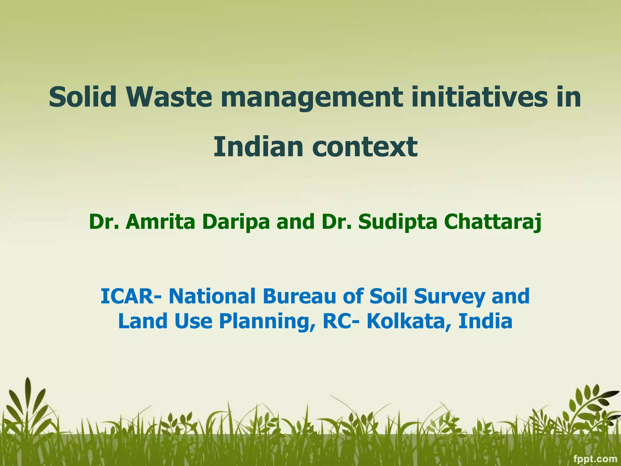 Solid Waste Management on slide share.ppt