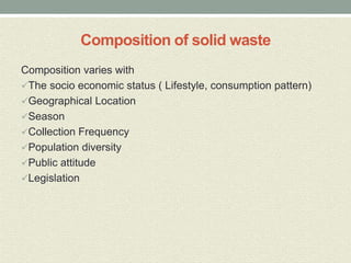 Municipal Solid Waste Management Process | PPTX