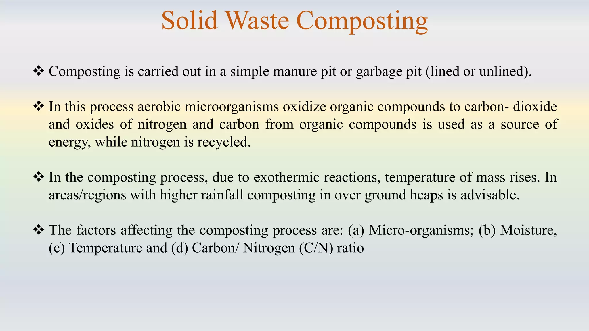 Solid_Waste_Management_Processing and Treatment.pptx | Agriculture ...