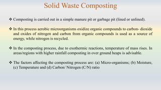 Solid_Waste_Management_Processing and Treatment.pptx | Agriculture ...