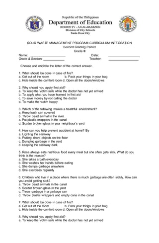 Solid waste management program curriculum integration (2) | DOCX