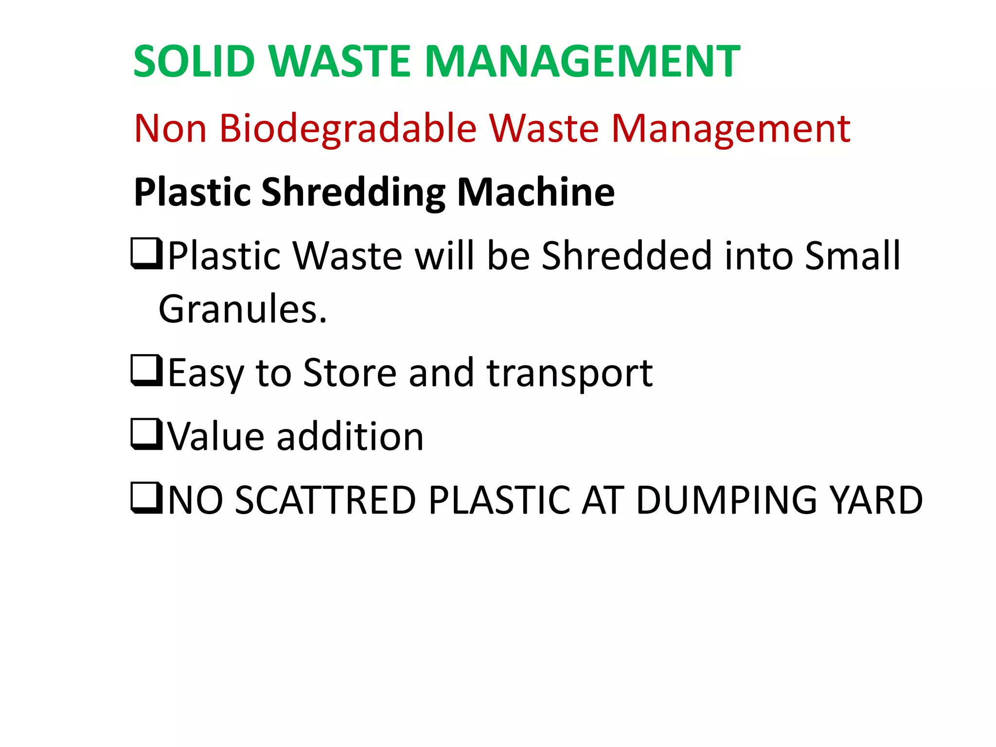 Solid waste management (swm) | PPT
