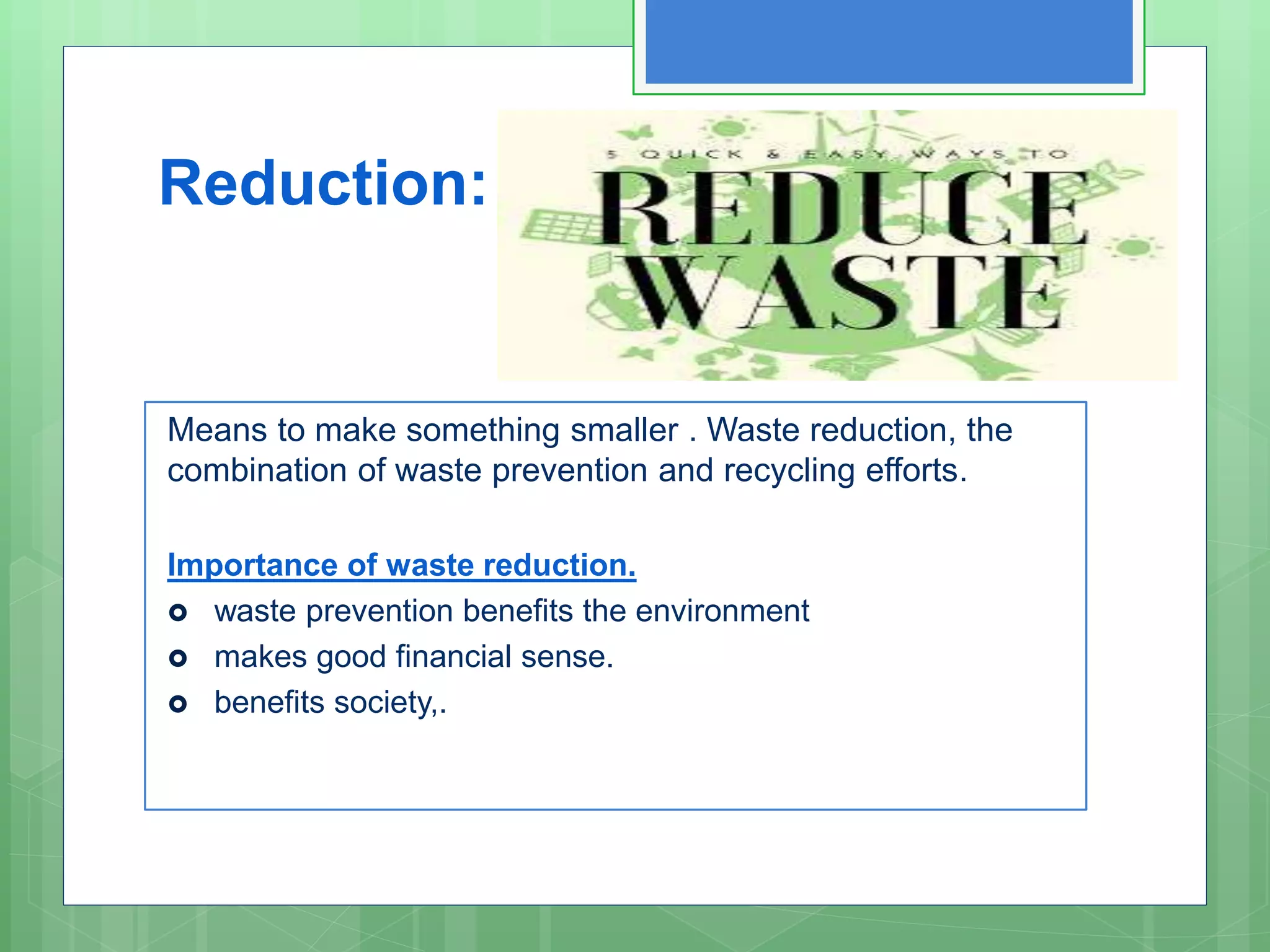 Solid waste management using 4 r | PPTX