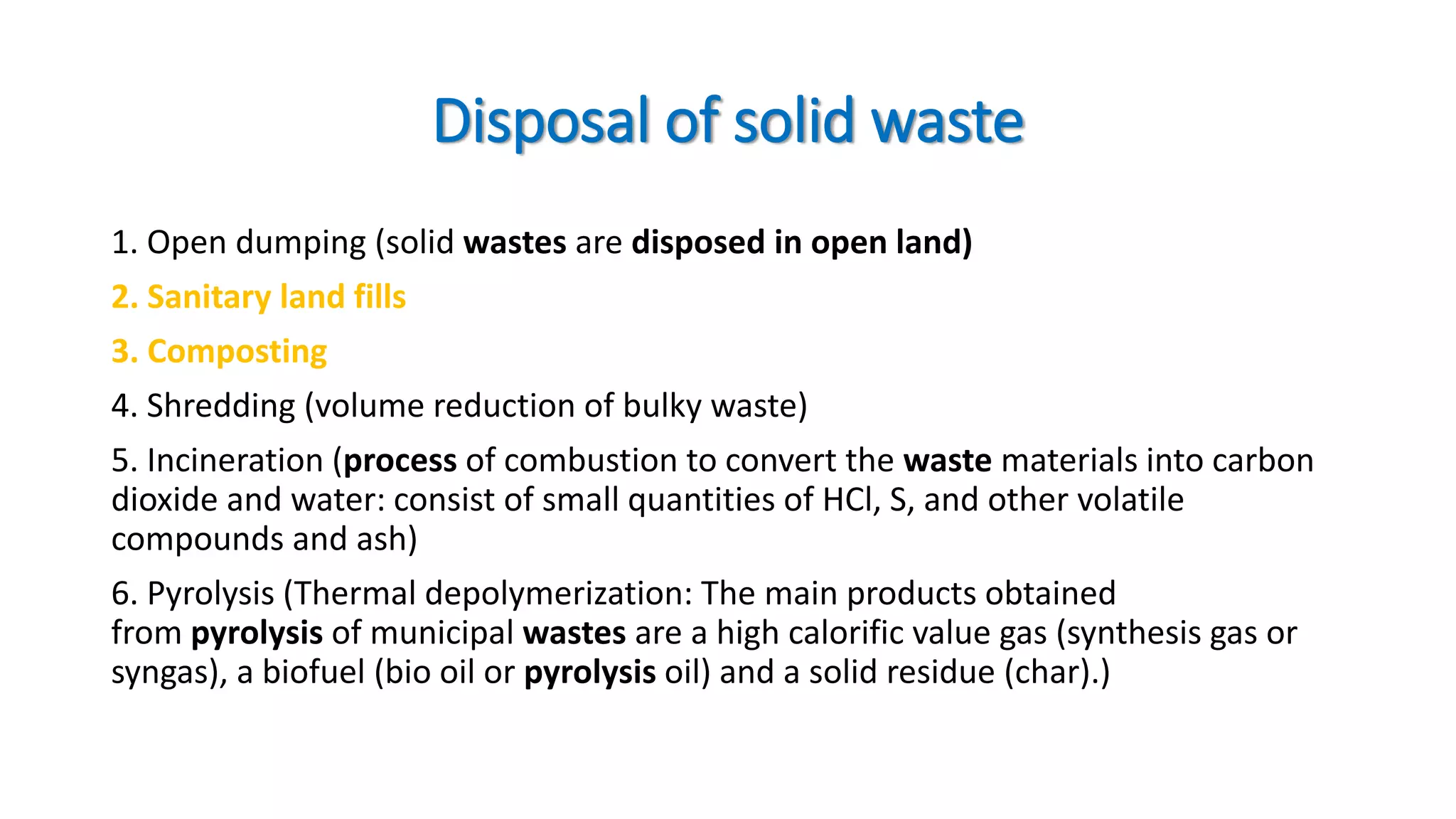 Solid waste management | PPTX