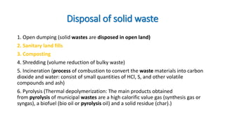 Solid waste management | PPT