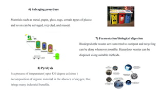 Different solid waste management methods | PPTX | Home & Garden