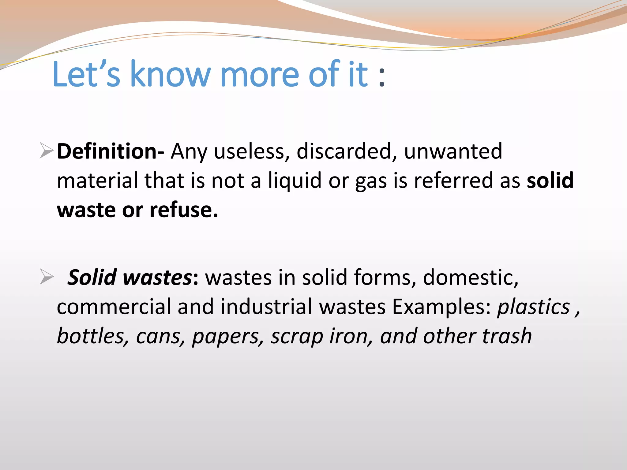 Solid waste management | PPTX