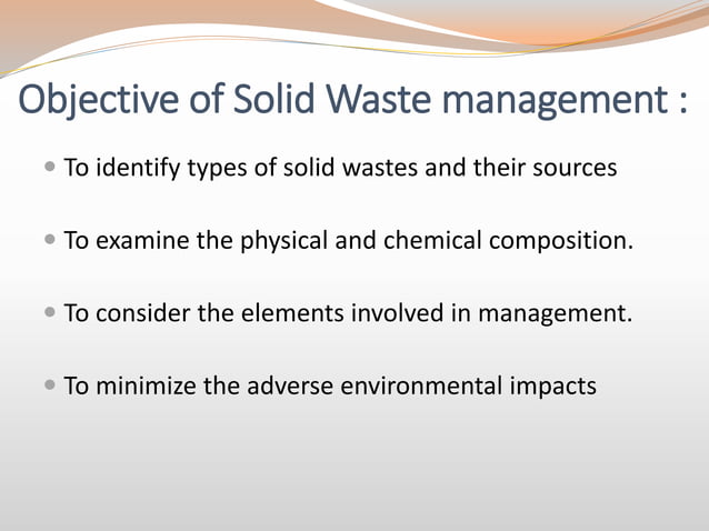 Solid waste management | PPT