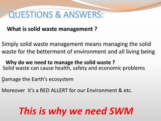 Solid waste management | PPTX