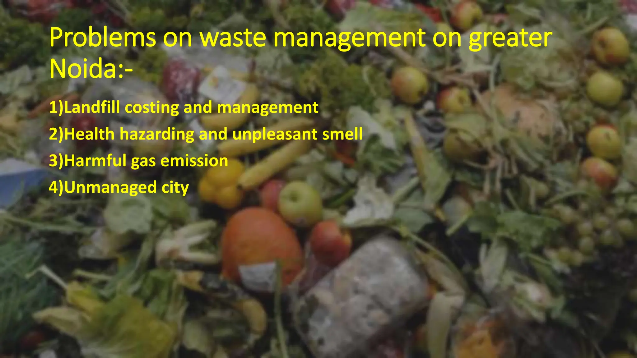 solid waste managment problem and how to solvre it | PPTX