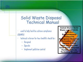 Solid Waste Policy Presentation | PPT