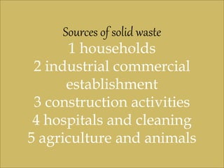 Solid waste pollution | PPTX