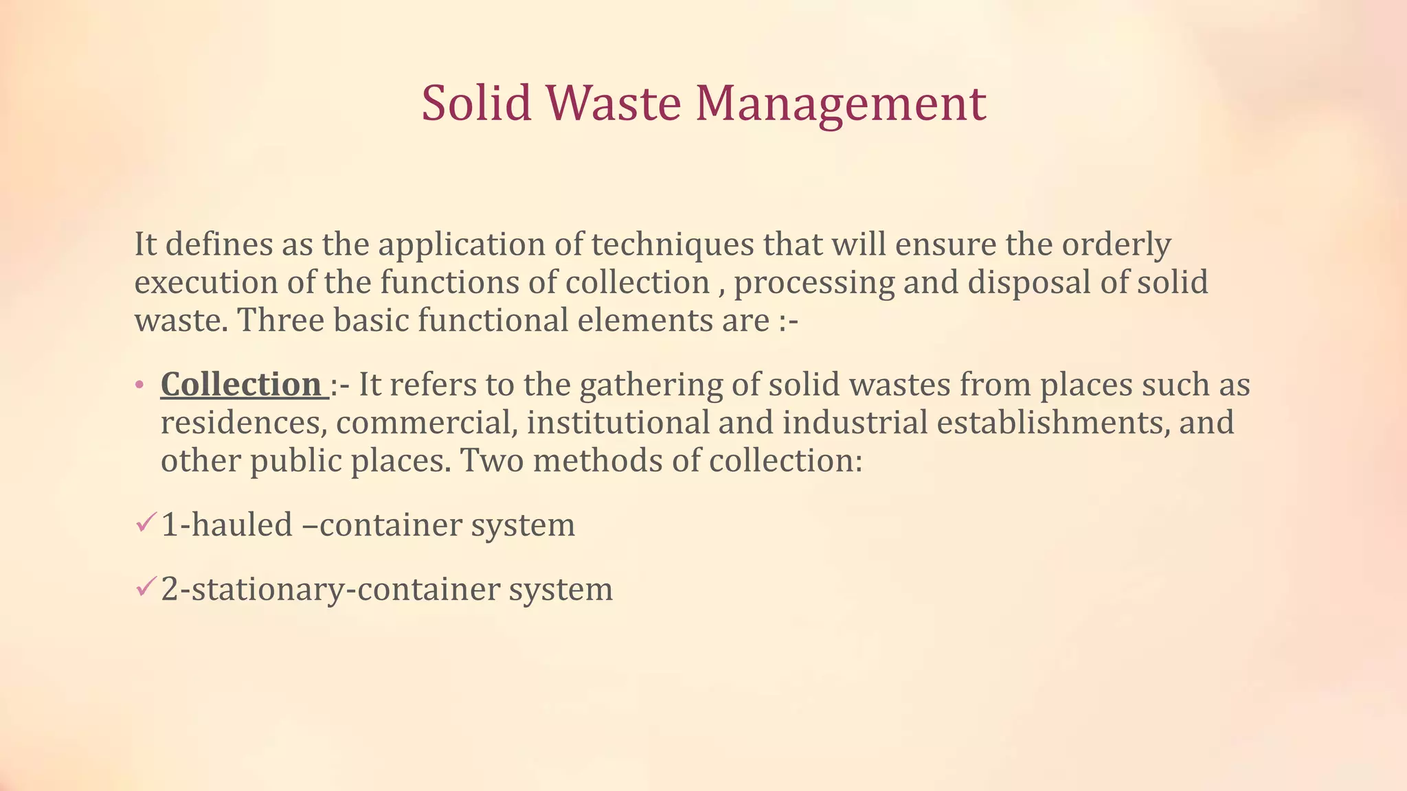 Solid waste pollution | PPTX