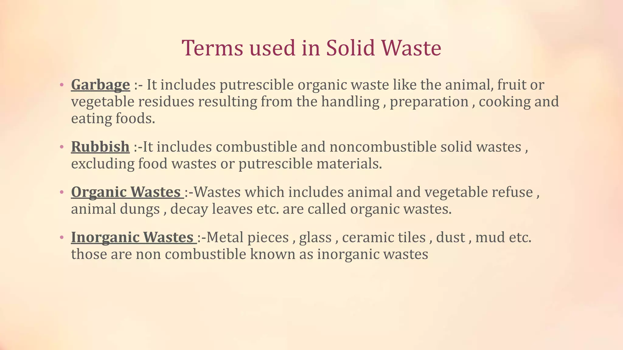 Solid waste pollution | PPTX