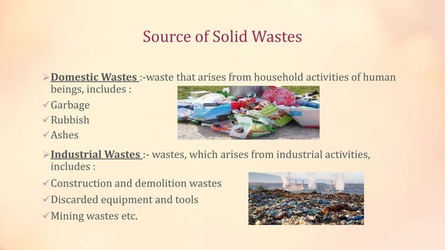 Solid waste pollution | PPTX