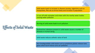Solid waste pollution | PPTX