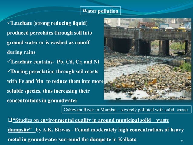 Solid waste pollution and its impact on environment | PPTX
