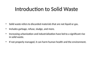 Solid_WasteShagandeepsinghdhaliwalenviro | PPTX
