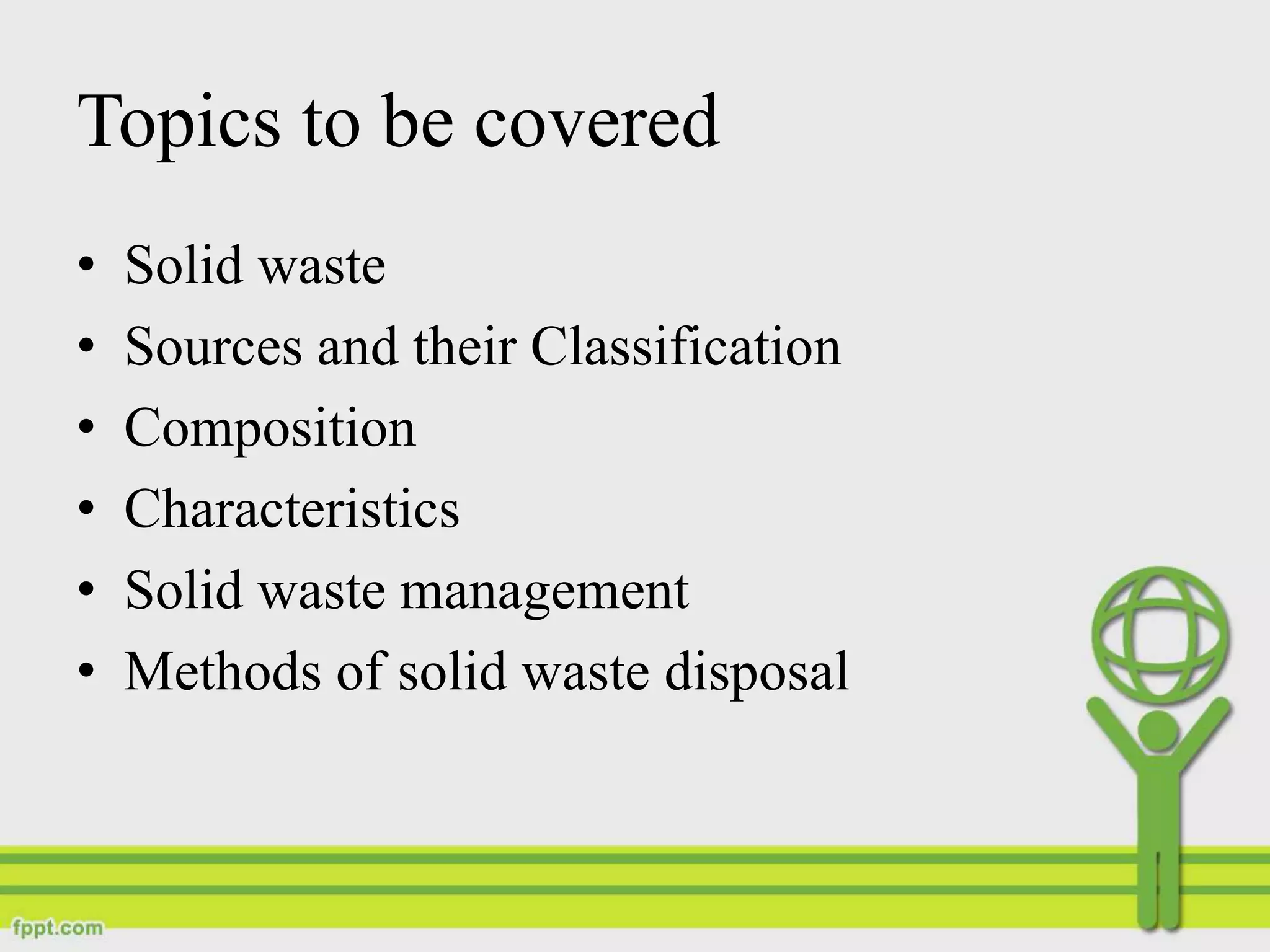 Solid wast mangement | PPTX