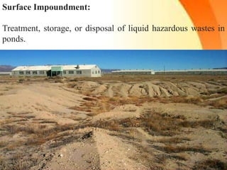 Hazardous Solid waste disposal | PPTX
