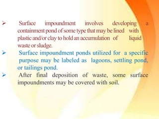 Hazardous Solid waste disposal | PPTX