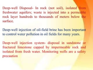 Hazardous Solid waste disposal | PPTX