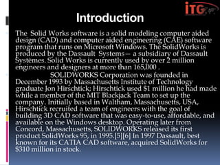 Infotechnogen Solid works | PPT