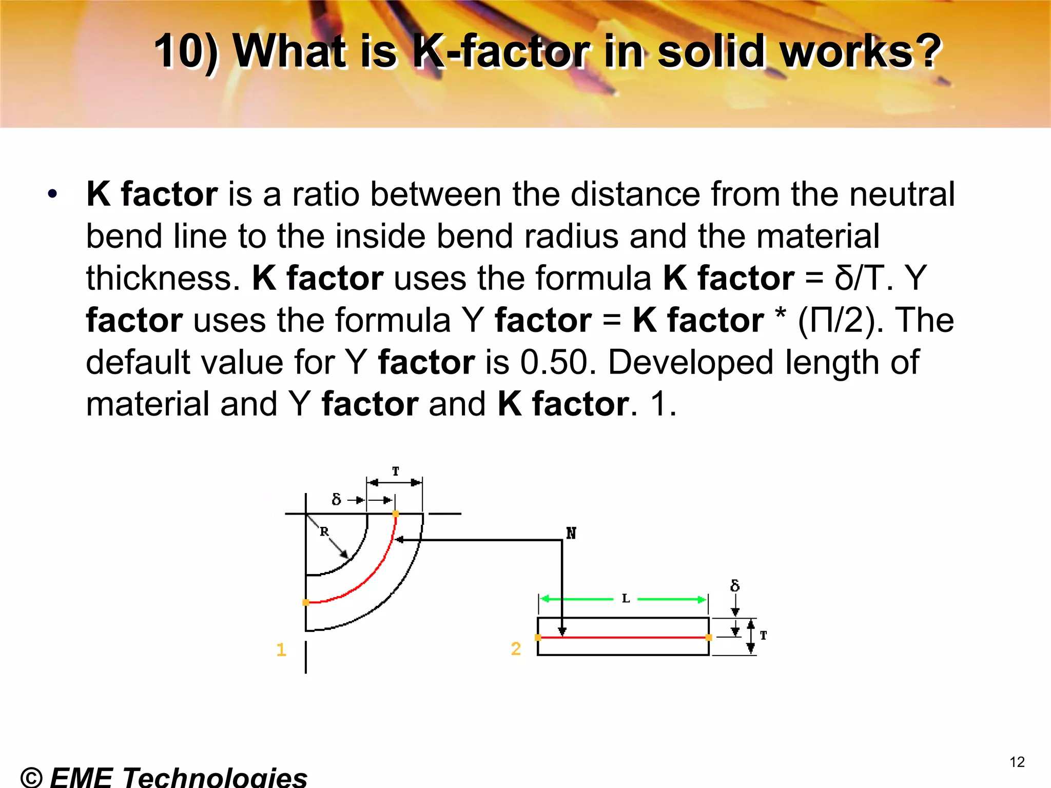 Top 10 Interview Questions for Solidworks | PPTX