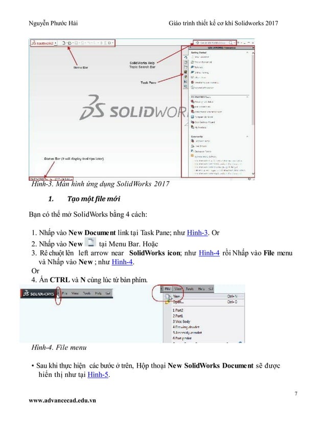 Giáo trình Solidwork toàn tập | PDF