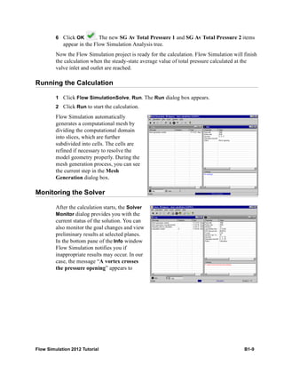 Solidworks flow-simulation-2012-tutorial | PDF | Physics | Science