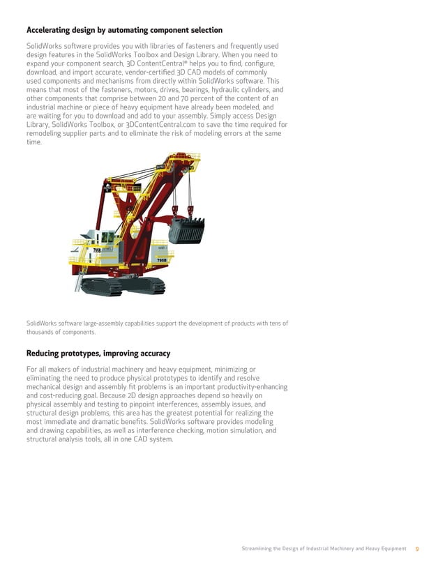 Streamlining the Design of Industrial Machinery and Heavy Equipment