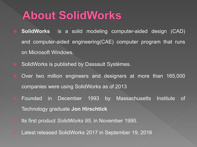 Solidworks | PPTX