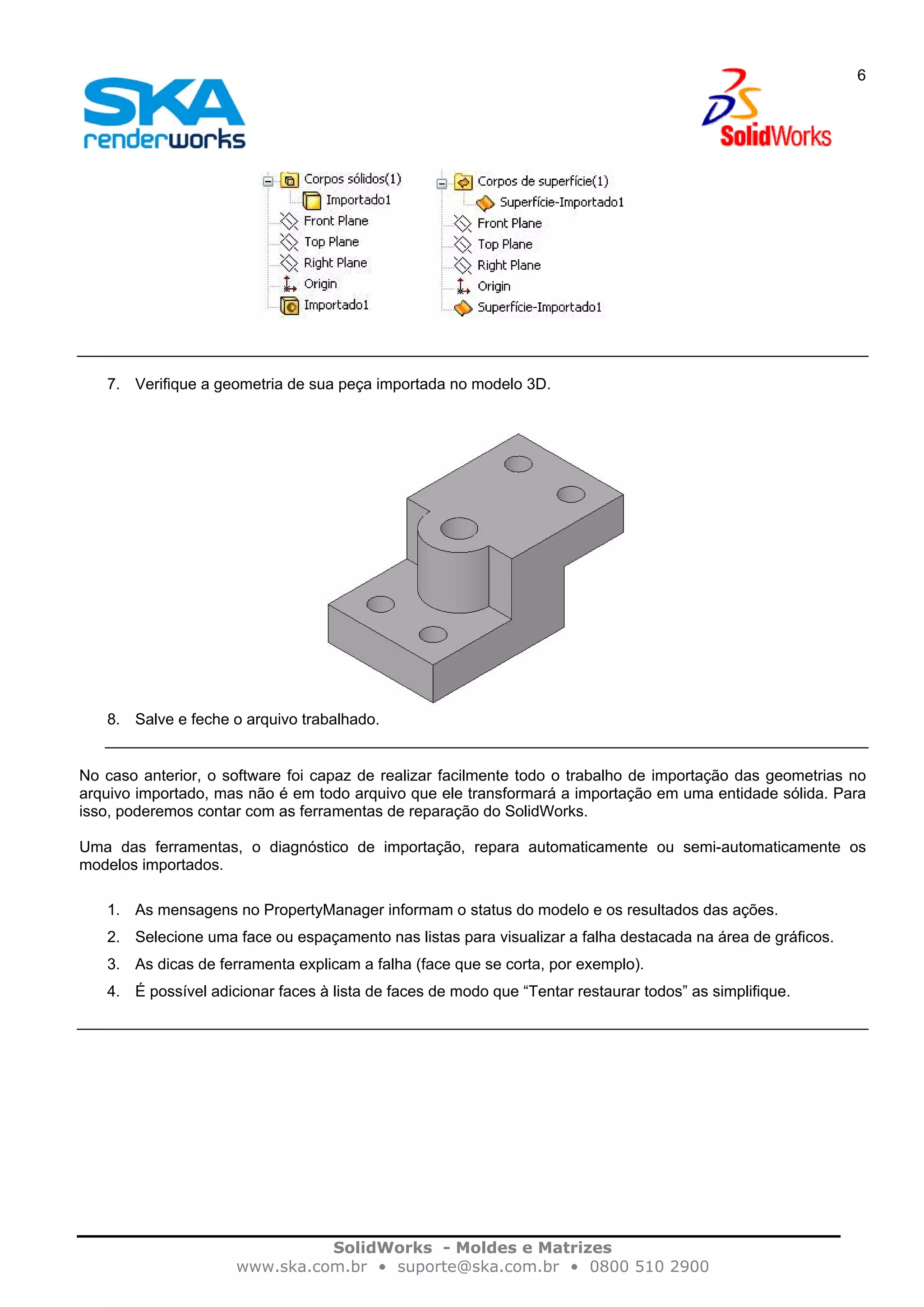 SolidWorks 2007 moldes e matrizes | PDF