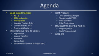 Best Practices For A Successful SOLIDWORKS 2016 Upgrade | PPT