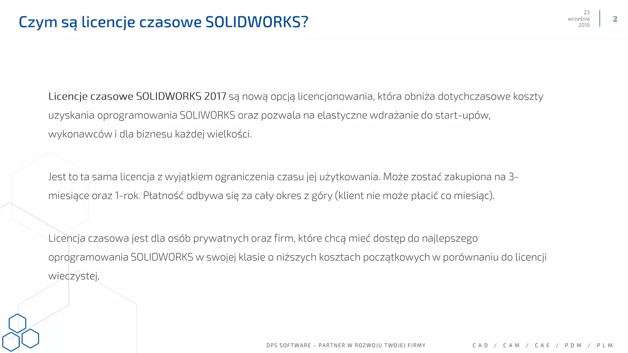 SOLIDWORKS licencja czasowa | Term License | PDF