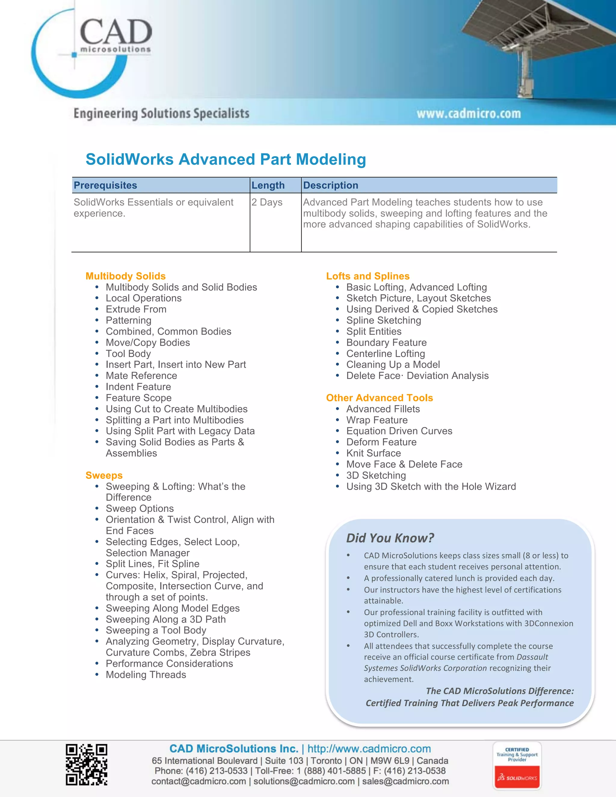 SolidWorks Advanced Part Modeling | PDF SolidWorks Advanced Part Modeling | PDF
