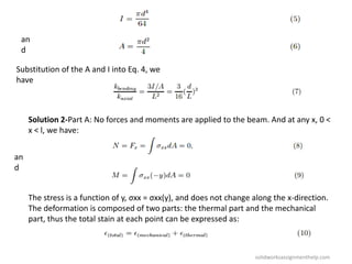 Solid Mechanics Assignment Help | PPT