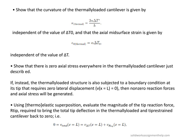 Solid Mechanics Assignment Help | PPT