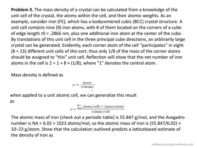 Solid Mechanics Assignment Help | PPT