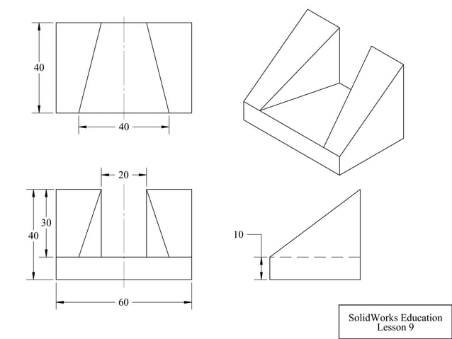 Solidworks basic drawing | PDF | Technology & Computing