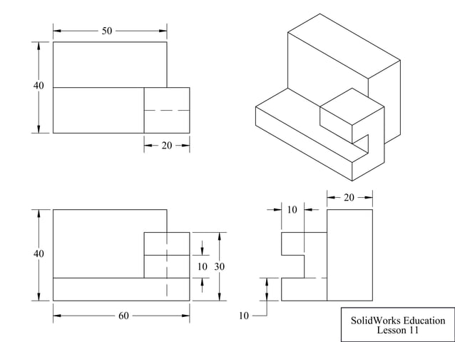 Solidworks basic drawing | PDF | Technology & Computing