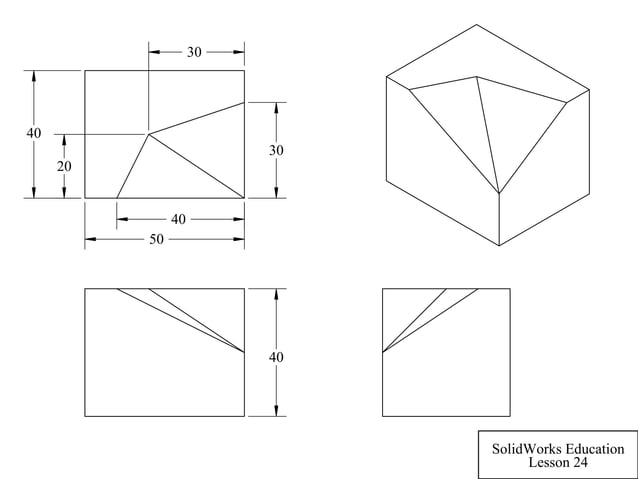 Solidworks basic drawing | PDF | Technology & Computing