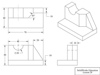 Solidworks basic drawing | PDF