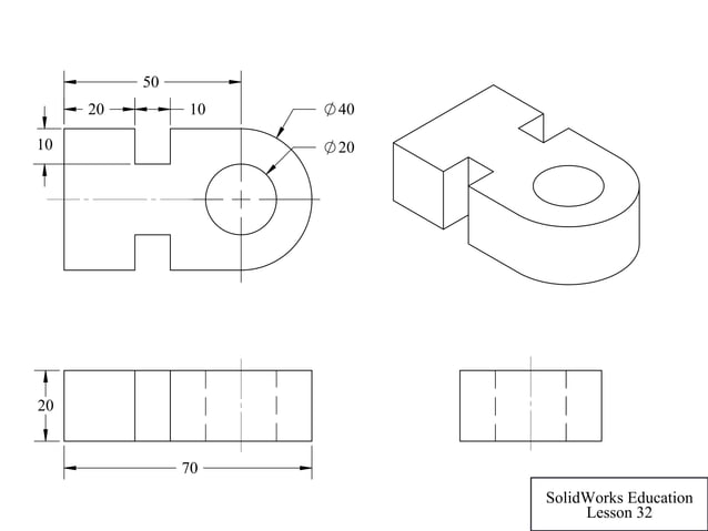 Solidworks basic drawing | PDF | Technology & Computing
