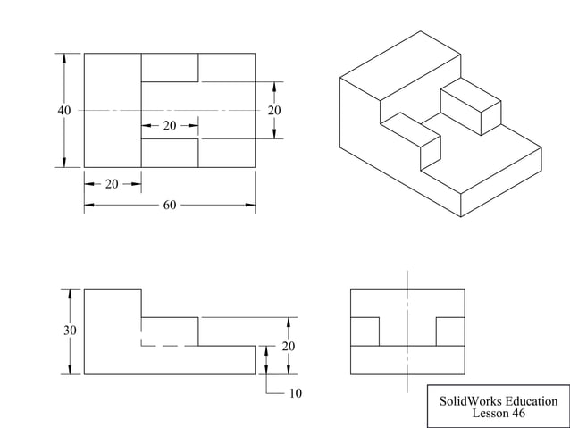 Solidworks basic drawing | PDF | Technology & Computing